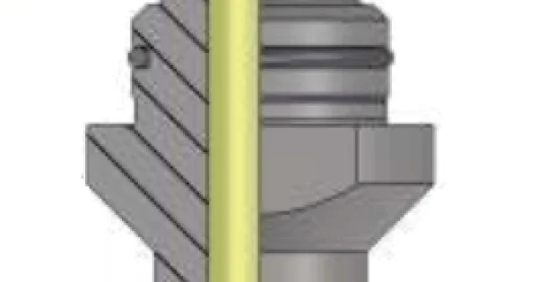 BT40 15° PULL STUD WITHOUT HOLE (DIN 69872-A)