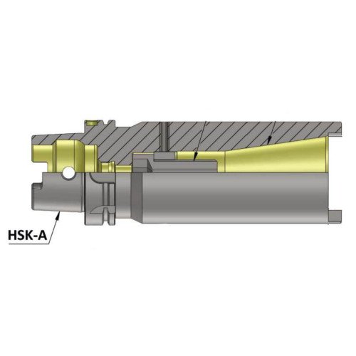 HSK-A100 Tool Holders (DIN 69893 - 1) for CNC Machines