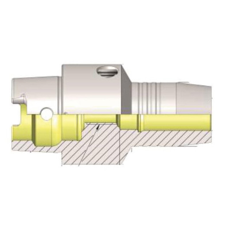 HSK-C 50 HC12 075 Hydraulic Expansion Chuck Balanced to G2.5 25,000 RPM ...