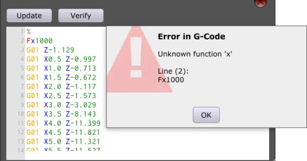 What are the common errors in CNC Programing