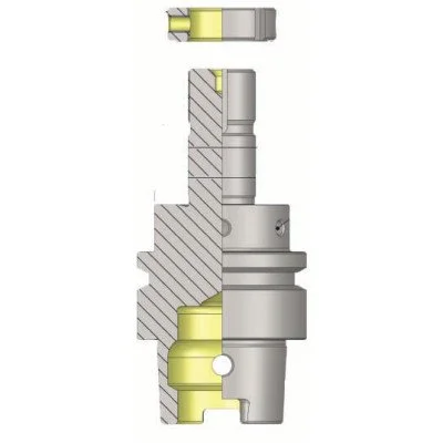HSK-C 50 WA Ø 20 X 115 - (SCHUTTE 205) Precision Grinding Wheel Arbor ...