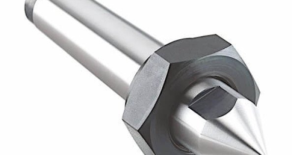 CNC MT3 Dead Center With Draw-off Nut Stub Plain Male Point